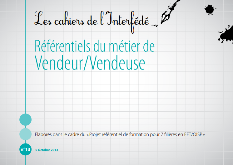 Référentiels du métier de vendeur/vendeuse - Interfede